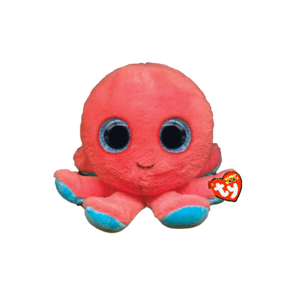 Sheldon Coral Octopus - BEANIE BOOS - EKO:-