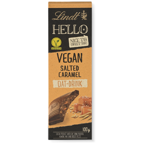 Hello Vegan Salted Caramel 100G - Lindt - EKO:-
