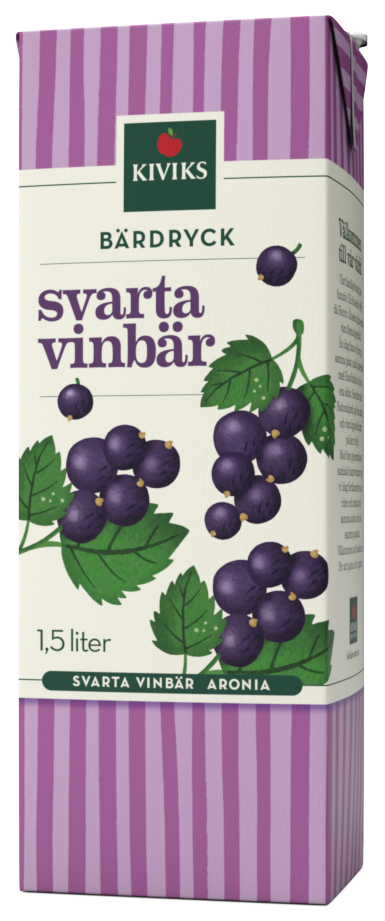 Fruktdryck Sv Vinbär 1,5L - KIVIKS MUSTERI - EKO:-