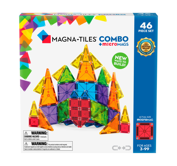 Micromags Combo 46 Pcs - Magna-Tiles - EKO:-