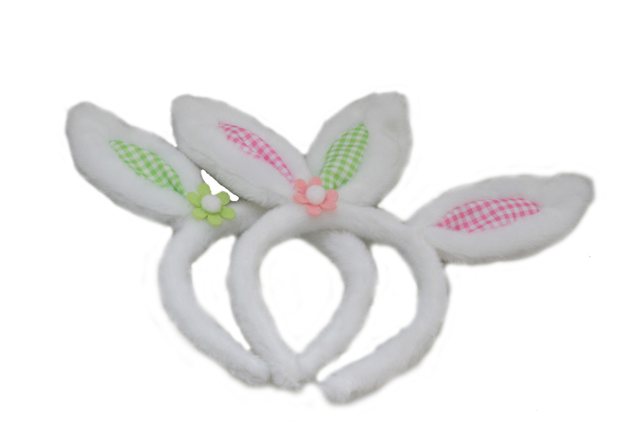 Diadem Kaninöron 22Cm 2Ol Grön & Rosa - Hedlund - EKO:-