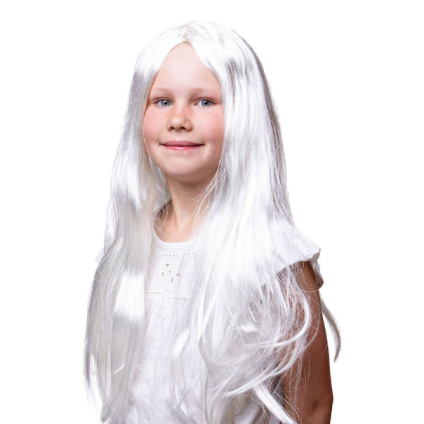 Peruk Spöke Vit Barn - EKO:-