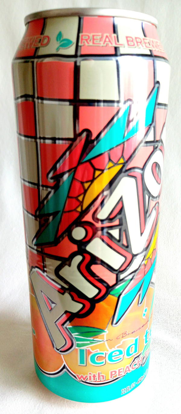 Iced Tea Peach Flavor 680Ml - Arizona - EKO:-
