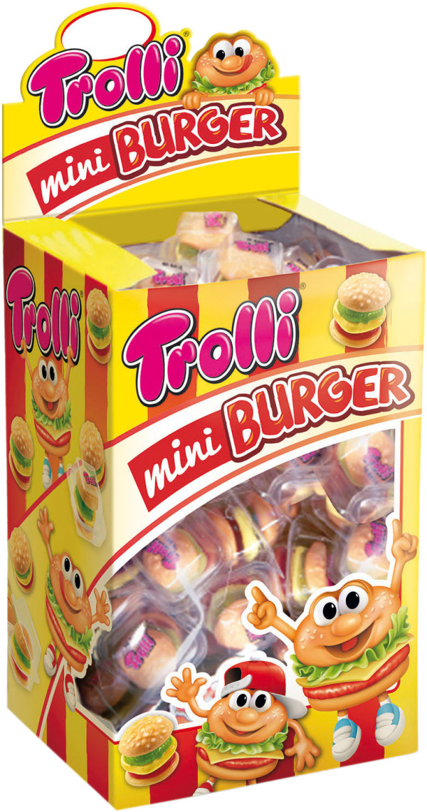 Trolli Mini Burger 80St - ASBA - EKO:-
