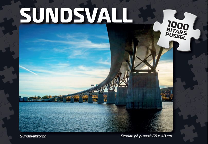 Sundsvall Bron 1000Bit - Svenska Pussel - EKO:-