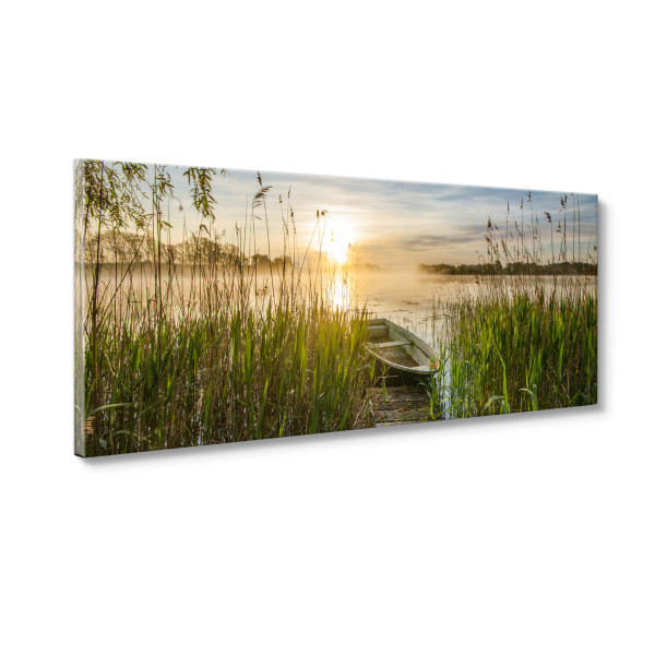 Tavla Canvas 60X150 Boat In Grass - EKO:-