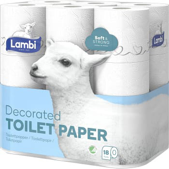 Lambi Toalettpapper Dekor 18P - METSÄ - EKO:-