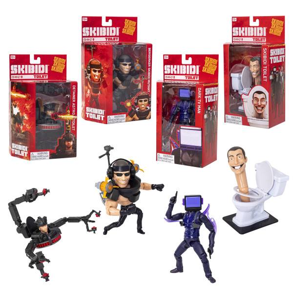 15 Cm Deluxe Figure 2 Ass - SKIBIDI TOILET - EKO:-