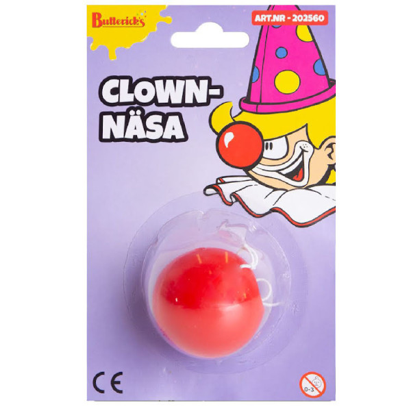 Clown Näsa Plast - Buttericks - EKO:-