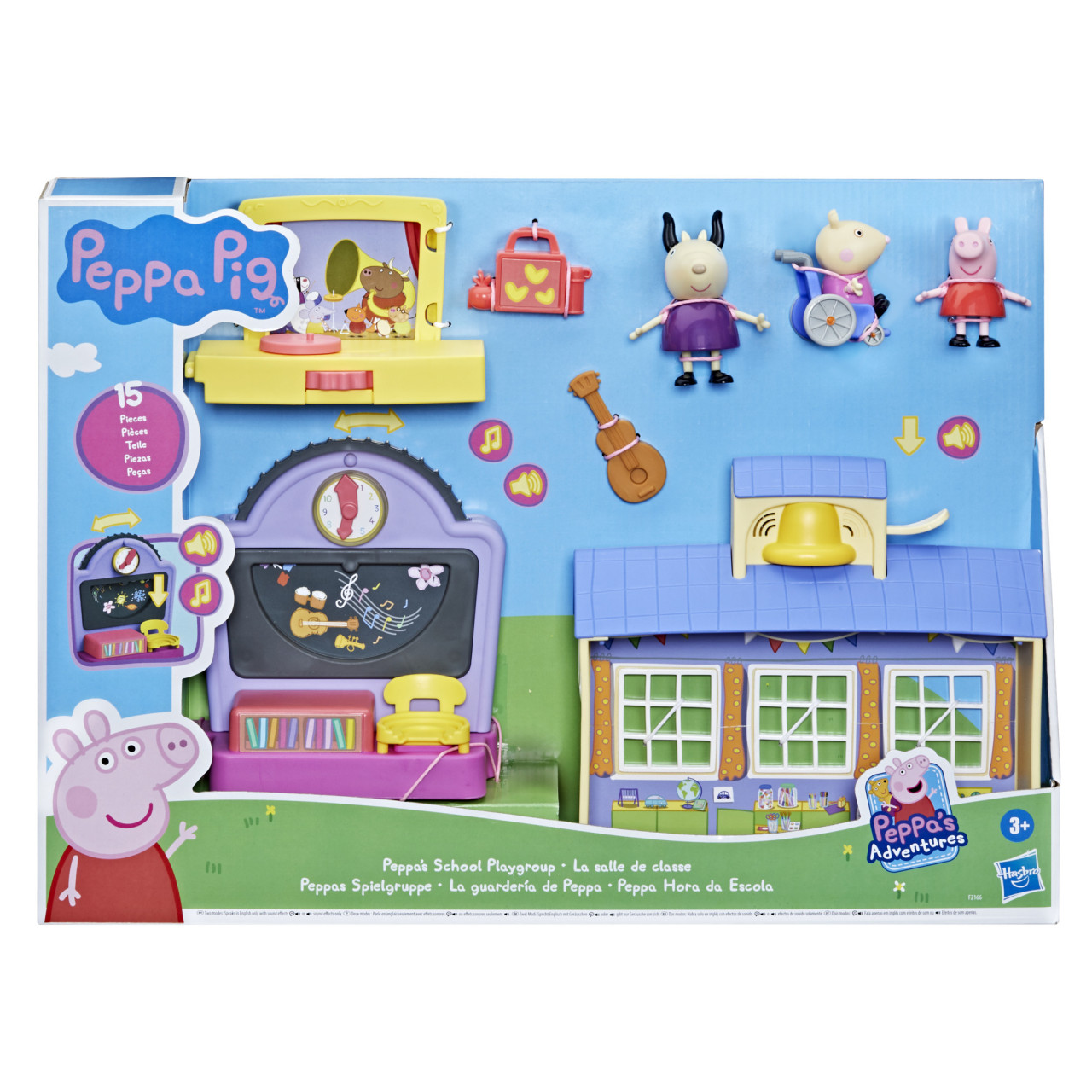 Pep Peppas School Playgroup Playset - PEPPA PIG - EKO:-