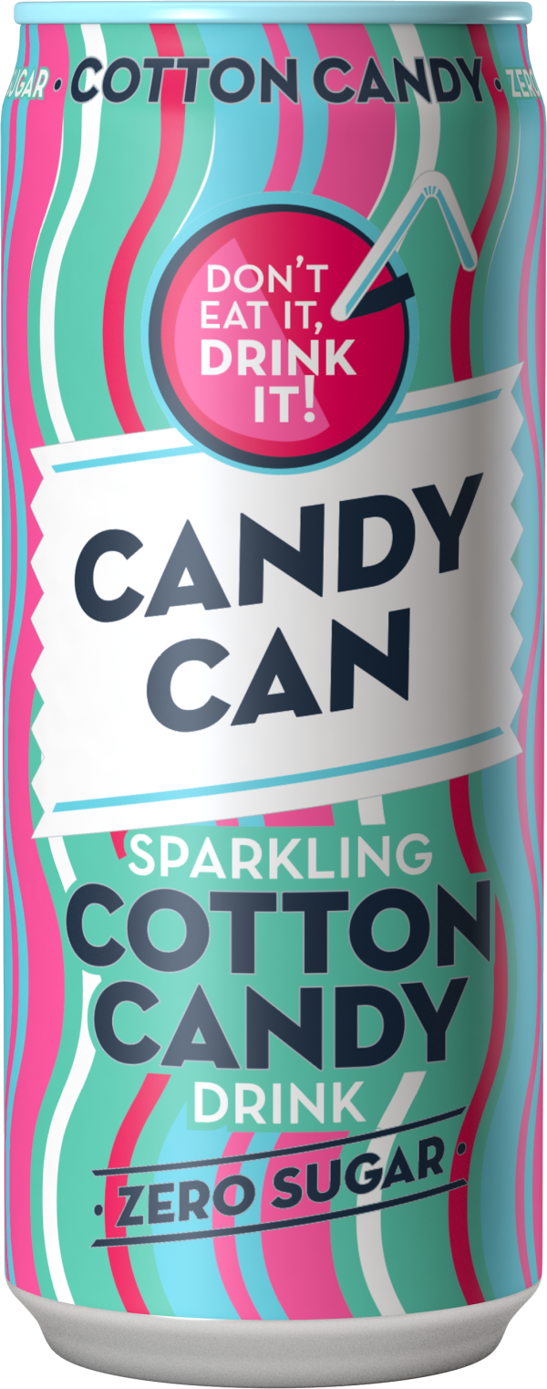 Candycan Cotton Candy 330Ml - Candycan - EKO:-