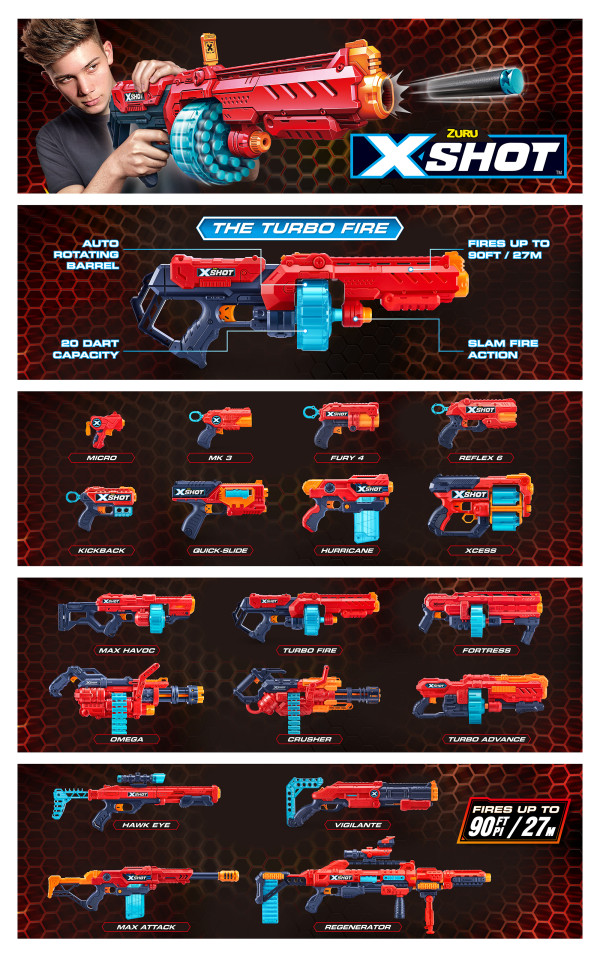 Turbo Fire - X-Shot - EKO:-