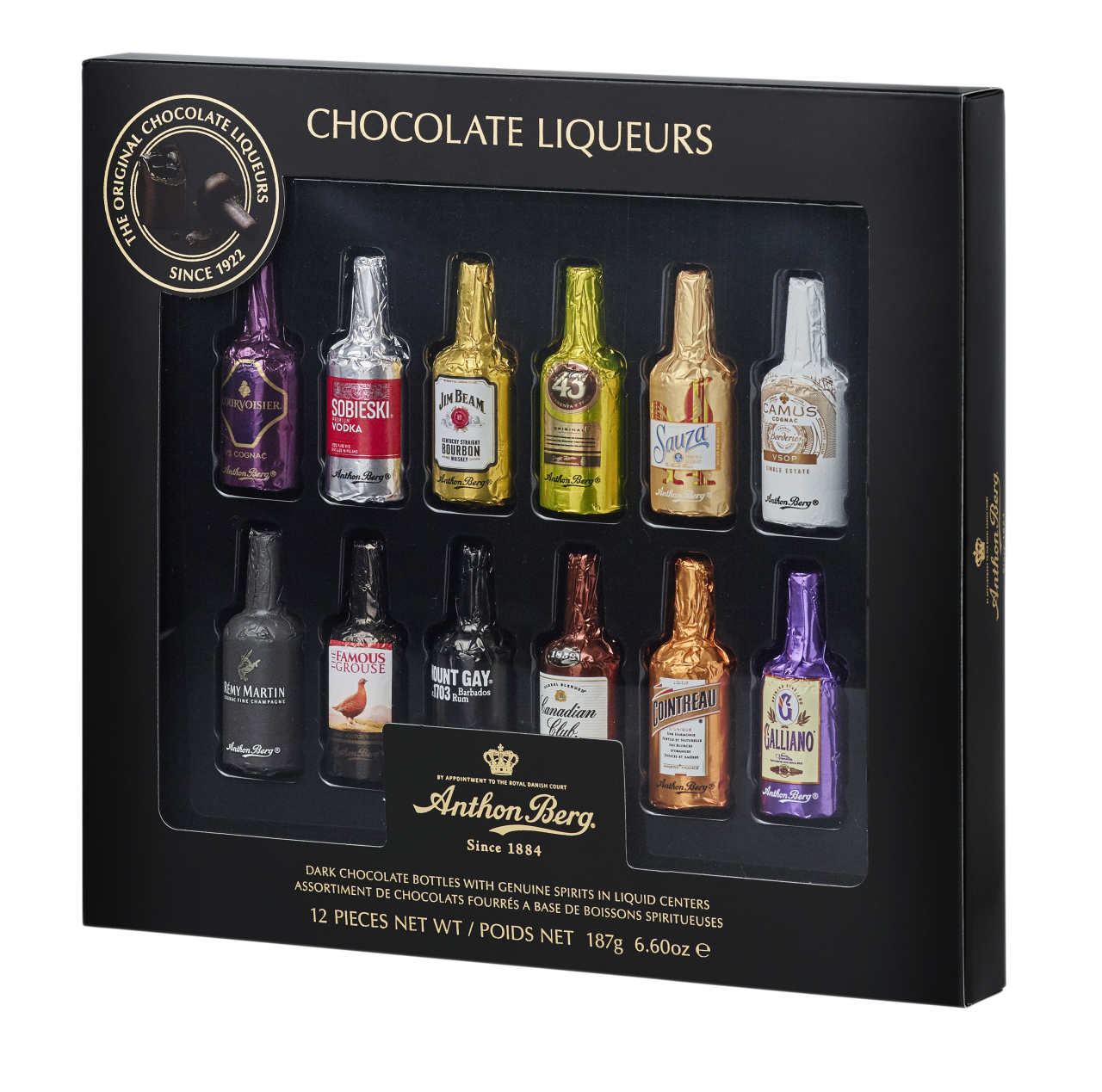ANTHON BERG CHOCOLATE LIQUEURS 187G - EKO:-