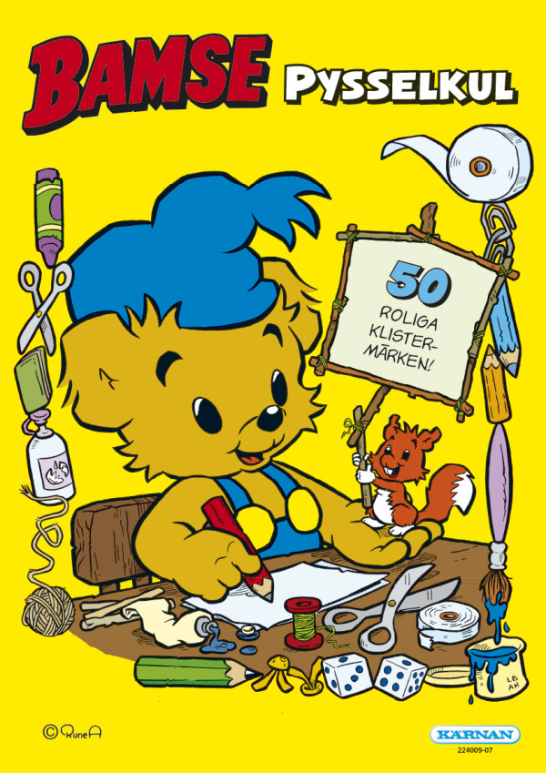 Stickersbok Bamse - KÄRNAN - EKO:-