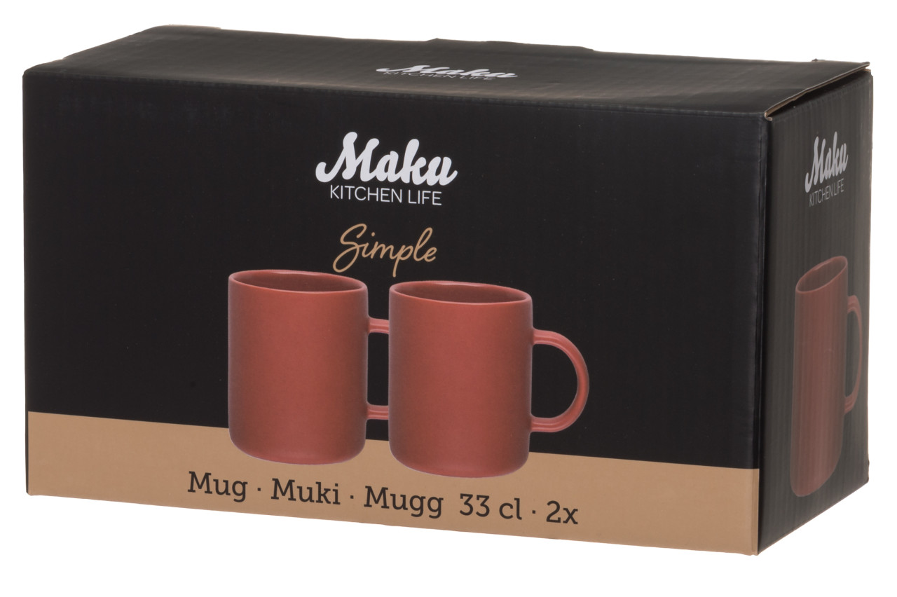 Mugg Terracotta 33Cl 2P - Maku - EKO:-