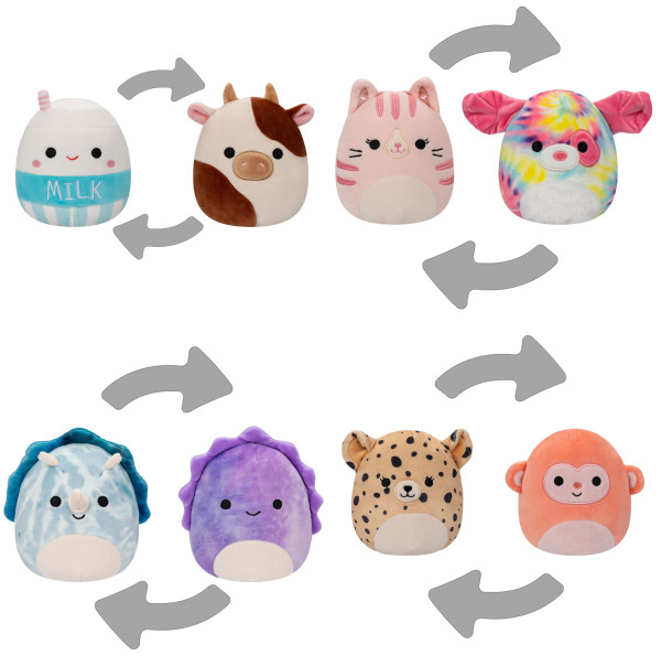 SQUISHMALLOWS FLIP A MALLOW 13CM P17 - EKO:-