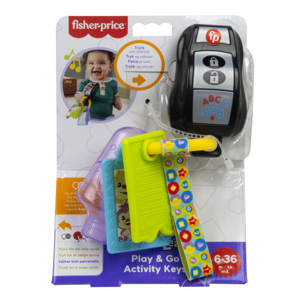 FISHER PRICE LAUGH & LEARN PLAY & GO KEYS - EKO:-