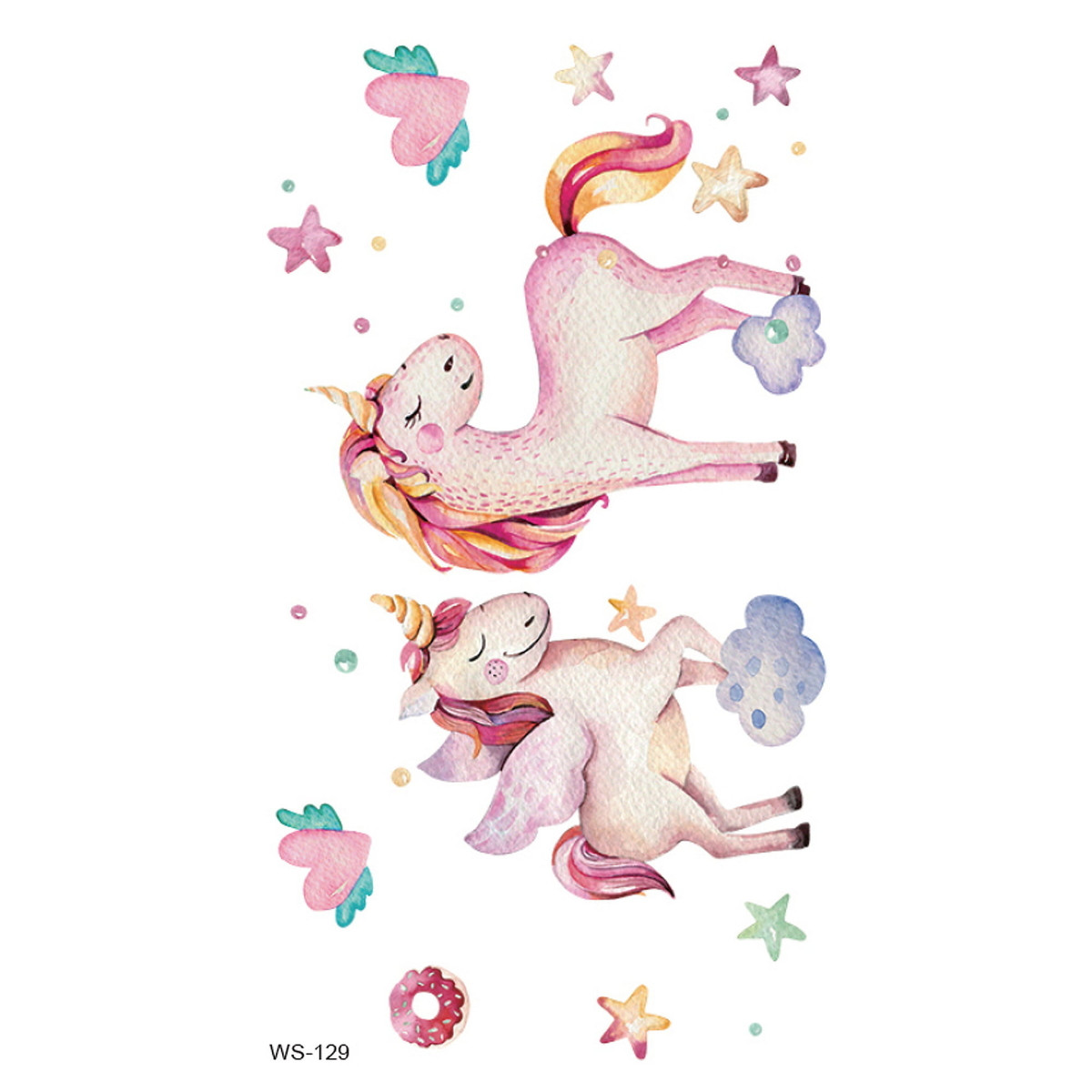 Tattoo Stickers Unicorns 2 - PANDURO - EKO:-