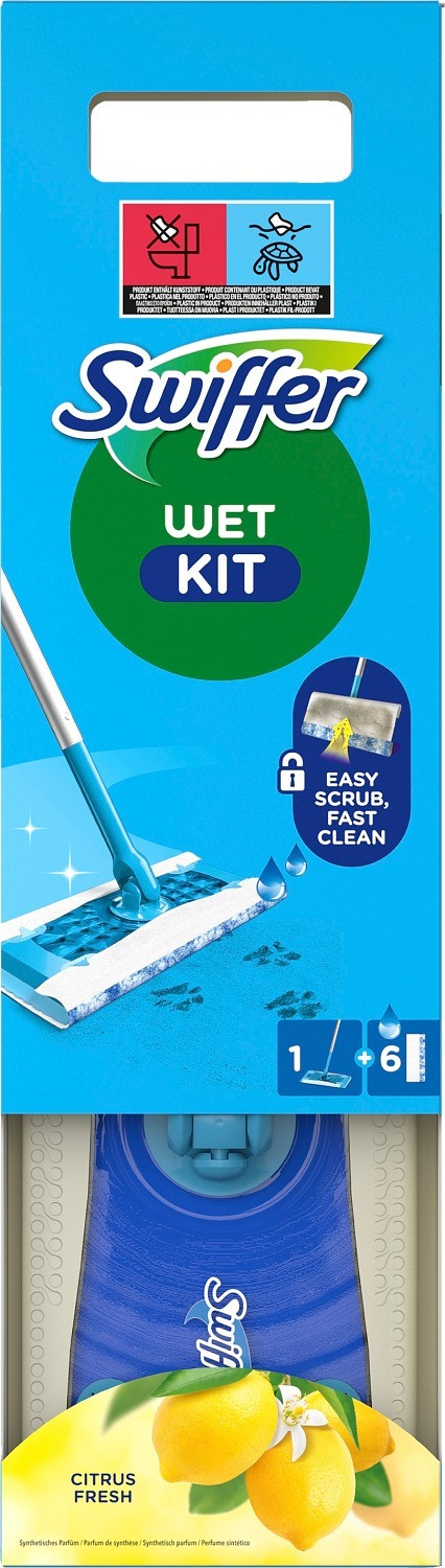 Swiffer Floor Wet Only Handle 1 (+6 Wet) - SWIFFER - EKO:-
