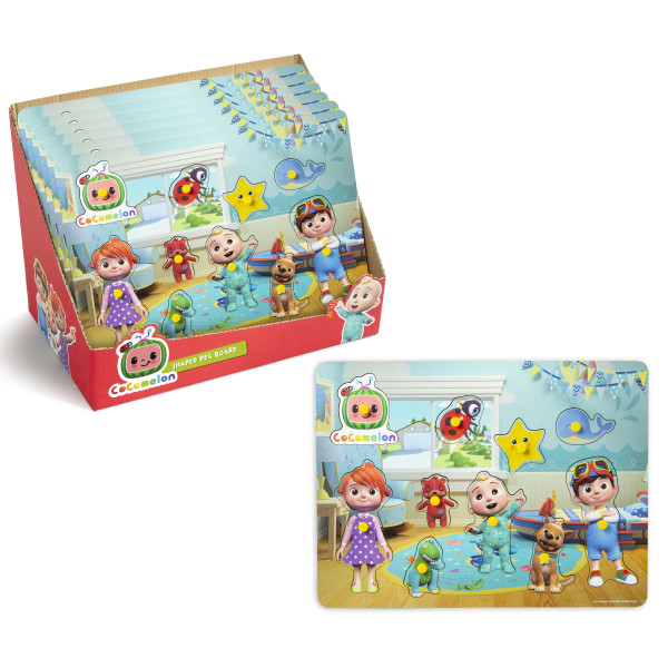 Character Peg Board - COCOMELON - EKO:-