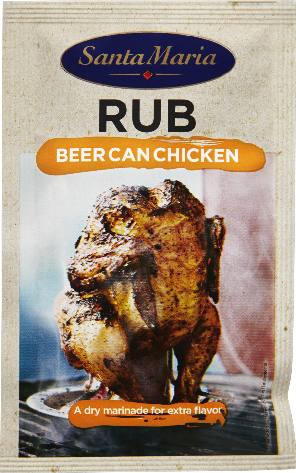 Rub Beer Can Chicken - SANTA MARIA - EKO:-