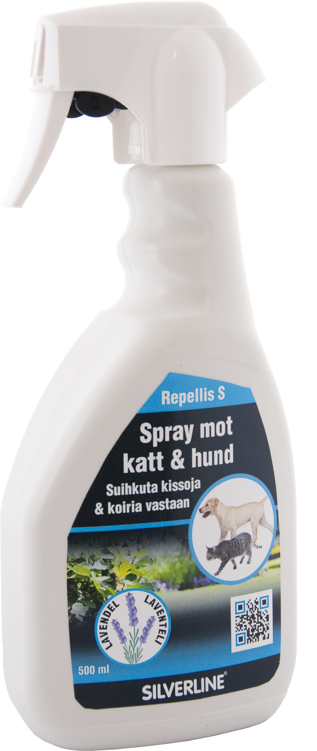 Avskräckning Katt & Hund Repellis S Spray 500 Ml - SILVERLINE - EKO:-