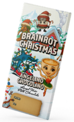 Brainrot Christmas Angelino Chocolate 85g - EKO:-