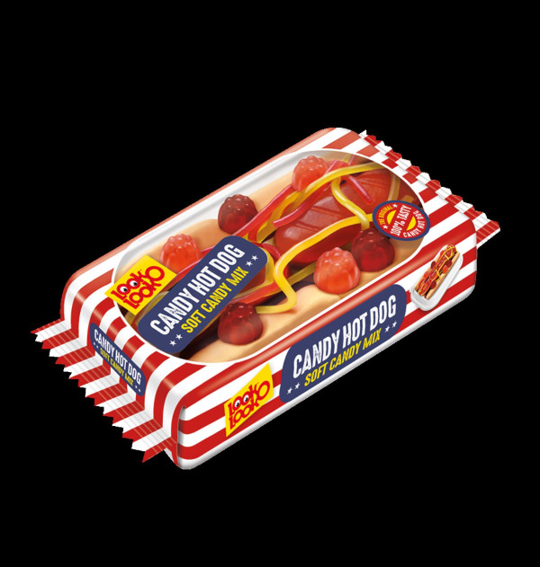 Look O Look Candy Hot Dog 100G - EKO:-