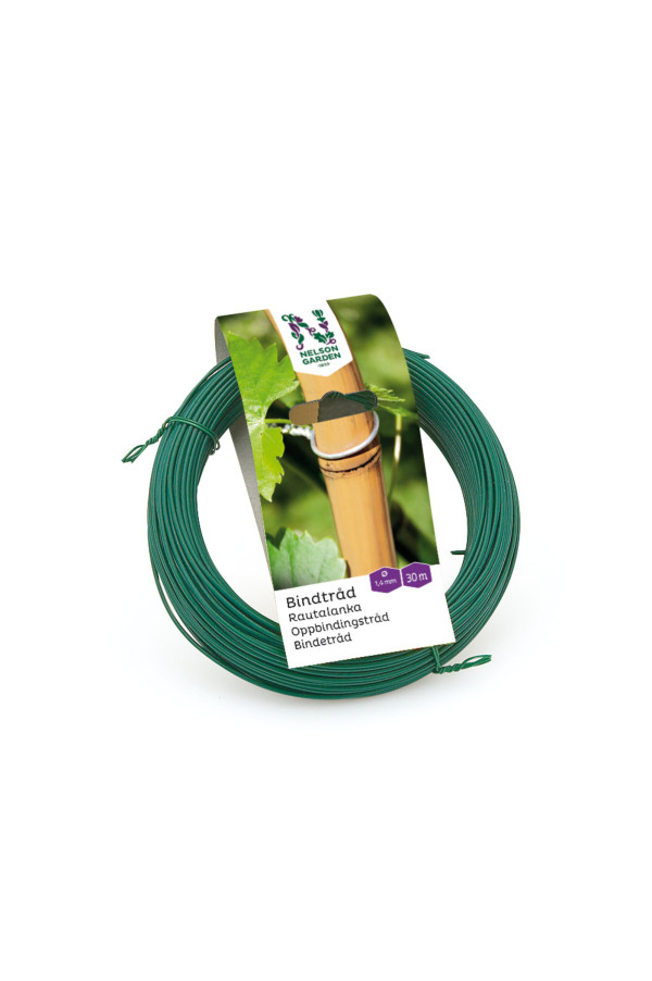 Bindtråd Stål/Plast Grön Ø1,4Mm 30M - BIND UP - EKO:-