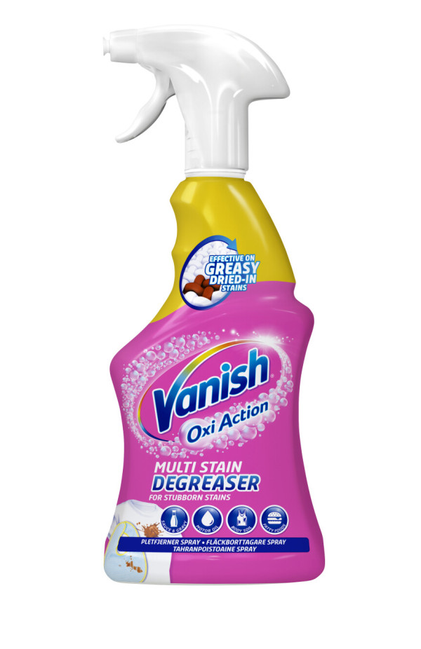 Vanish Oxi Action Stain Remover 500Ml Multi Stain Degreaser Spray ...