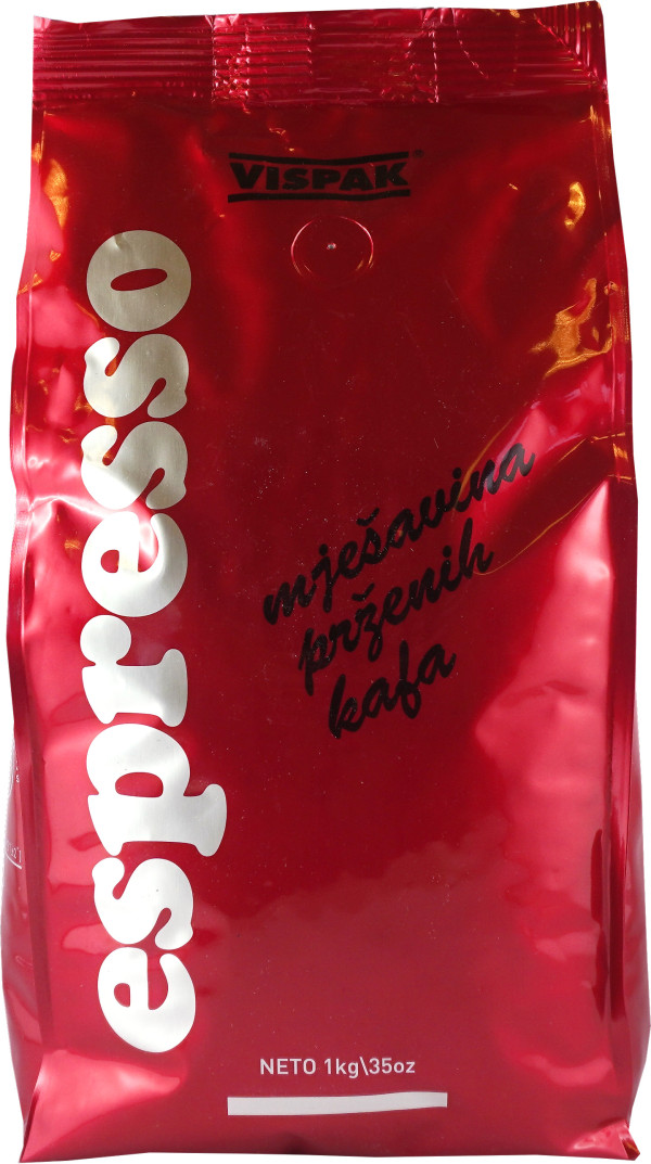 VISPAK ESPRESSOKAFFEBÖNOR 1KG - EKO:-