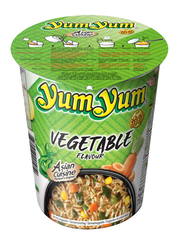 Instant Cup Noodle Vegetable - YUM YUM - EKO:-