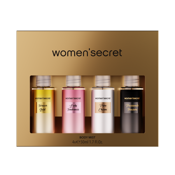 Body Mist Coffret - Women´Secret 4X50Ml - EKO:-