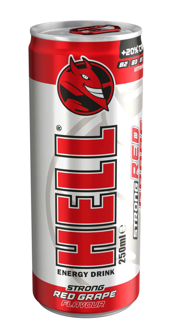 HELL ENERGY RED GRAPE STRONG 250ML SINGLE - EKO:-