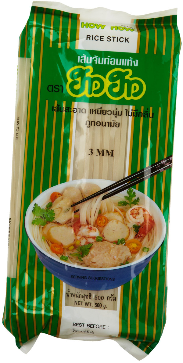 Rice Stick 3Mm 500G - How How - EKO:-