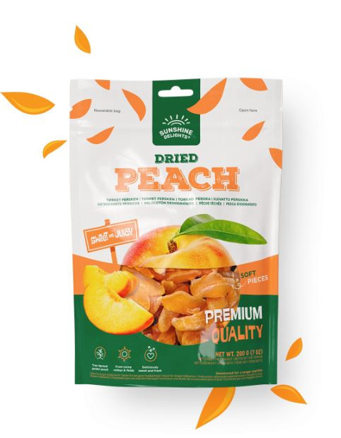 Dried Peach 200G - Sunshine Delights - EKO:-