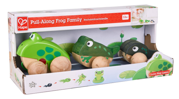 Pull Along Frog Family - HAPE - EKO:-