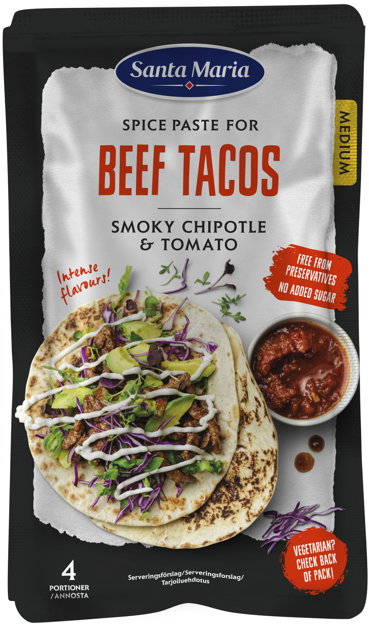 Spice Paste Beef Tacos 100Gx15 - SANTA MARIA - EKO:-