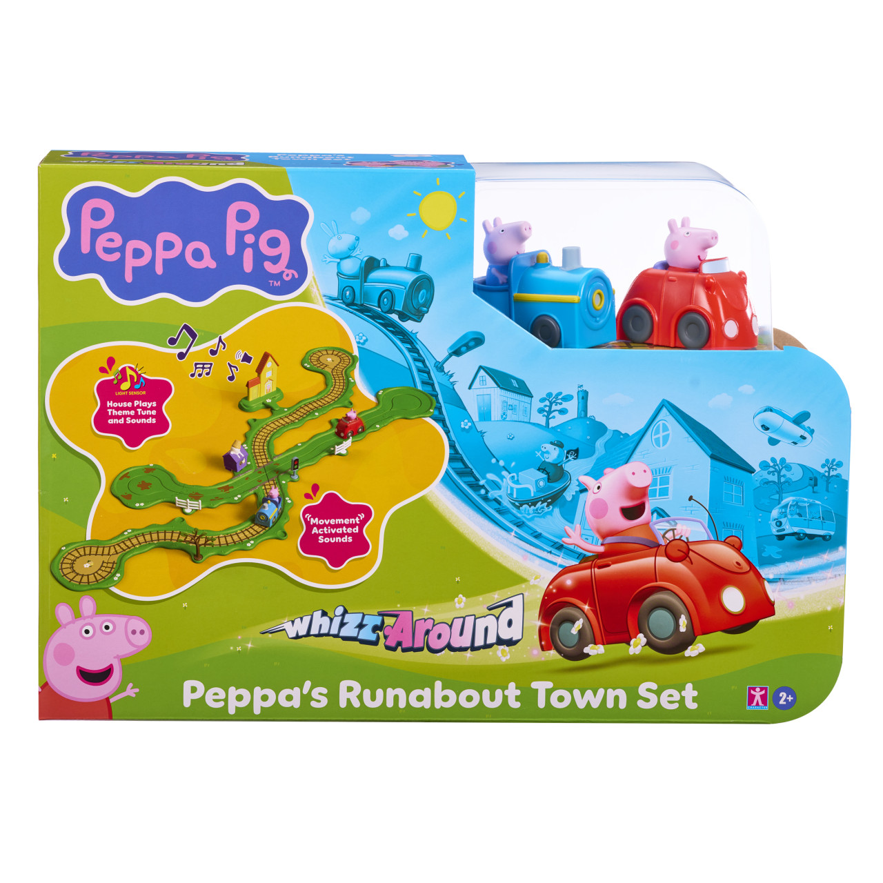 PEPPA PIG PEPPA WHIZZ AROUND RUNABOUT TOWN - EKO:-