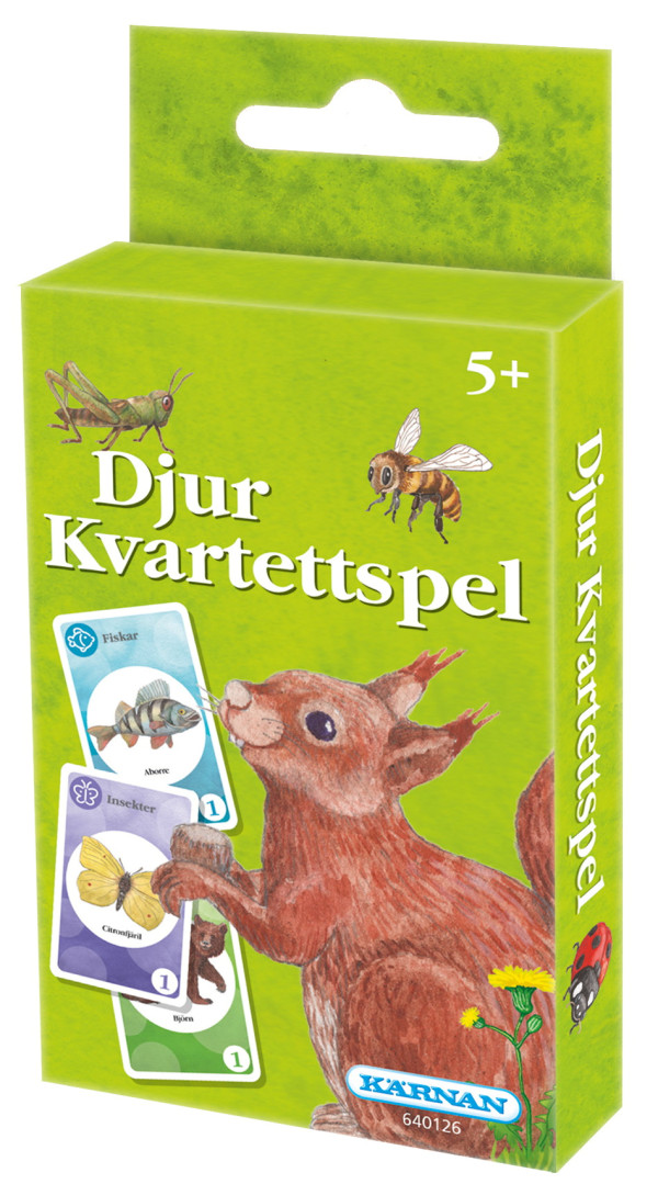 KÄRNAN DJUR KVARTETTSPEL - EKO:-