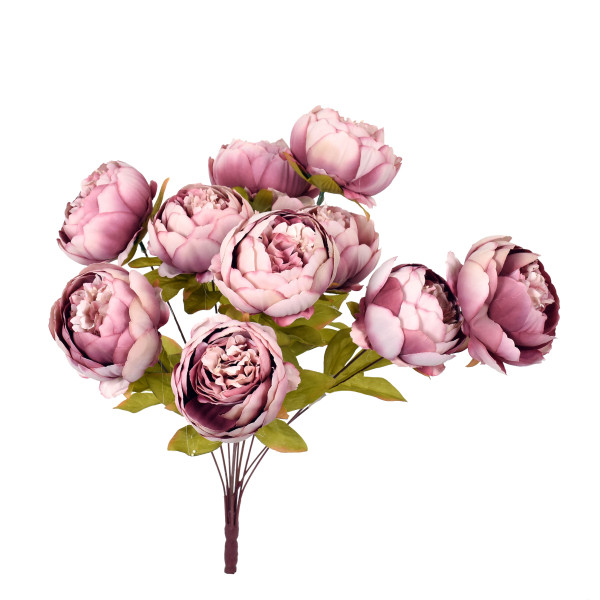 Konstväxt Pion Bukett Rosa - GILBERT - EKO:-