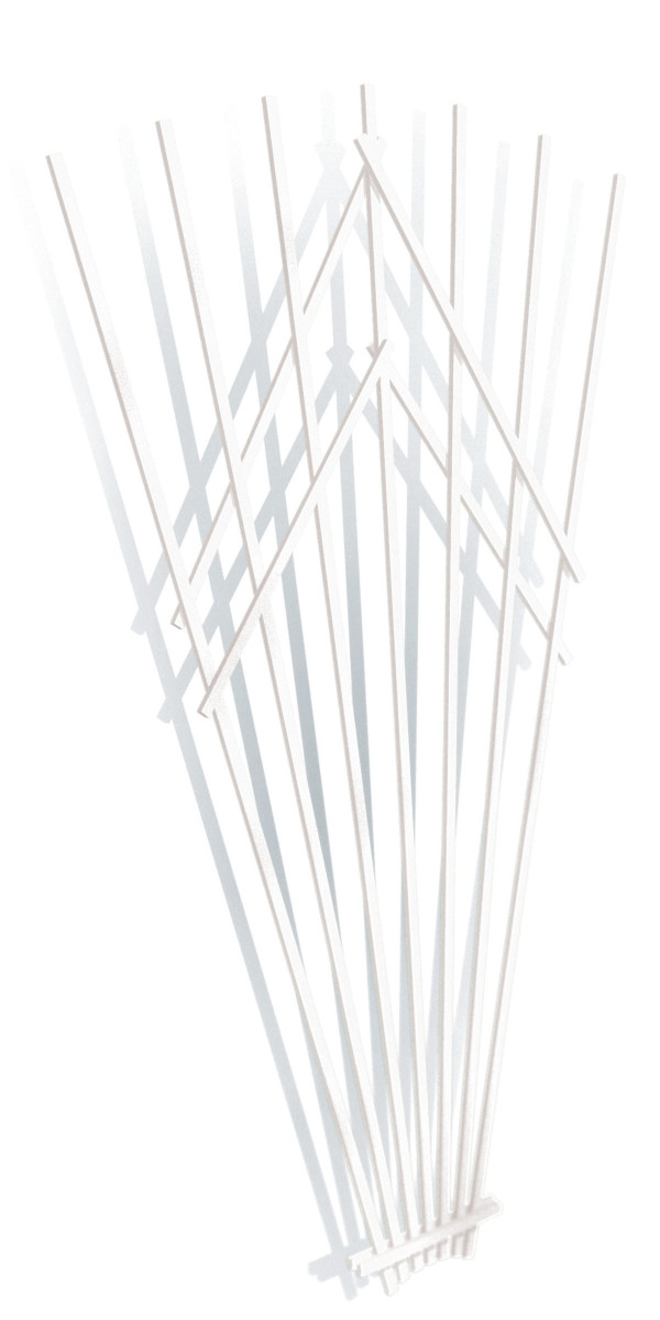 Up Grow Spaljé Trä Vit Solfjäder - EKO:-