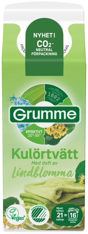 Grumme Flytande Kulörtvätt 750Ml Lindblomma - GRUMME - EKO:-
