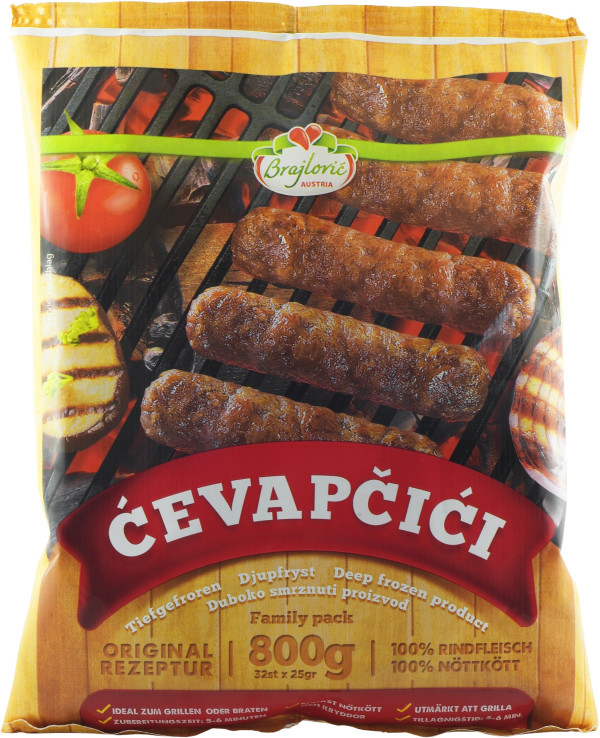 Cevapcici Sarajevo 800G - Brajlovic - EKO:-