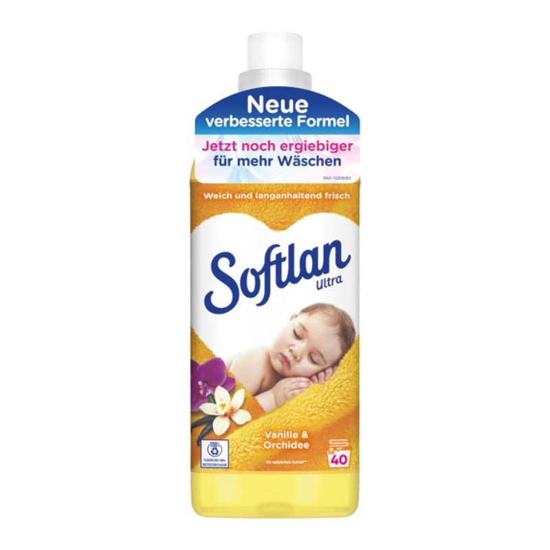 Softlan Sköljmedel Vanille&Orchidee Gul 12X1L - SOFTLAN - EKO:-