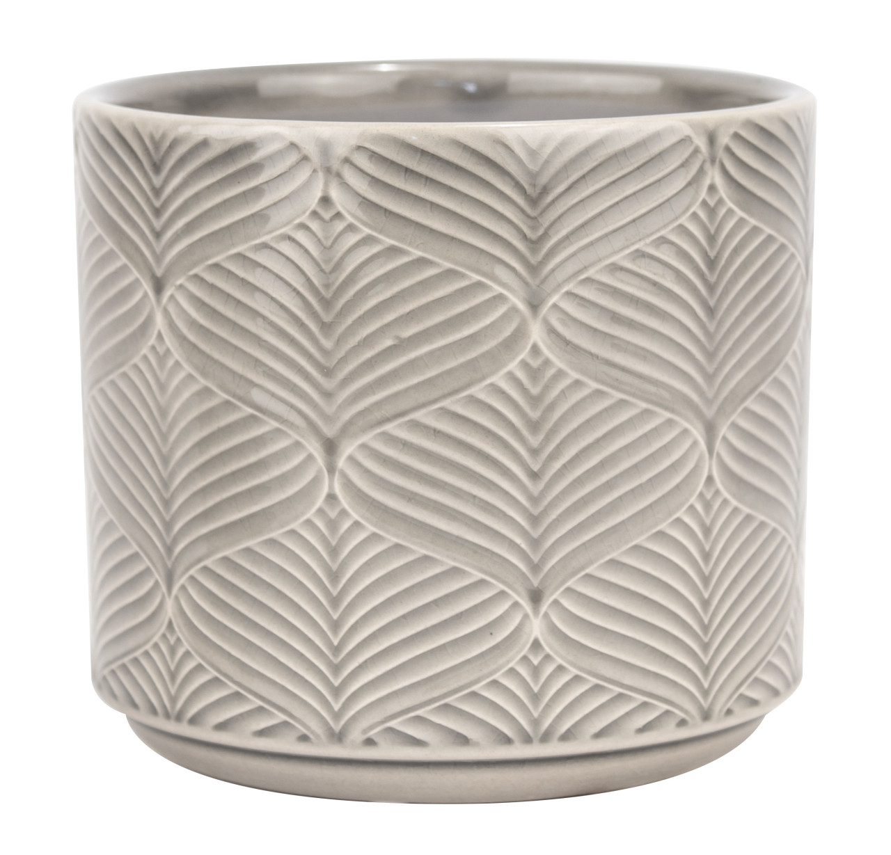 Kruka Mönster Grå D14 - BARONESS - EKO:-