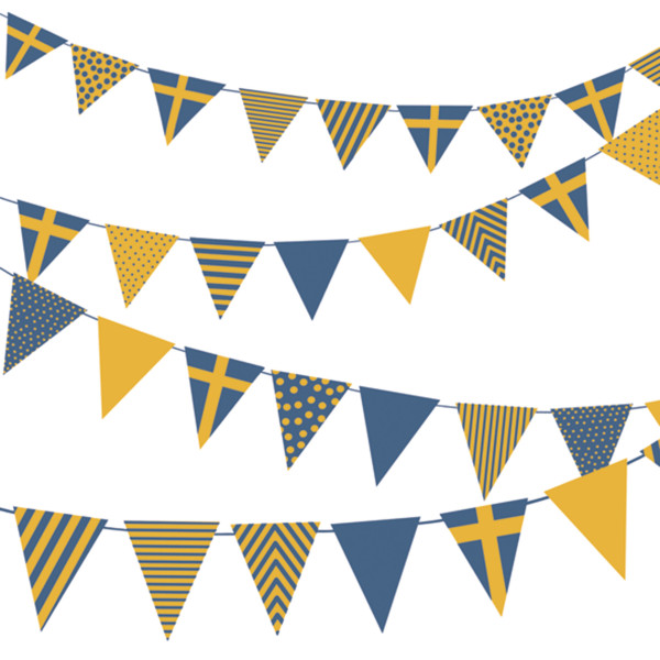 Servetter Vimplar 3- Lags 33 Cm - EKO:-